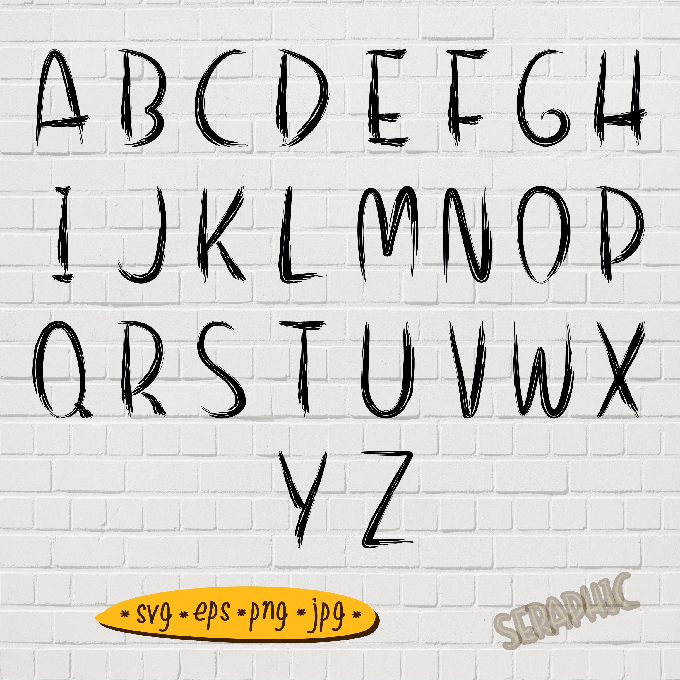 Cute Font Svg Skinny letters Font SVG Simple Skinny Font | Etsy