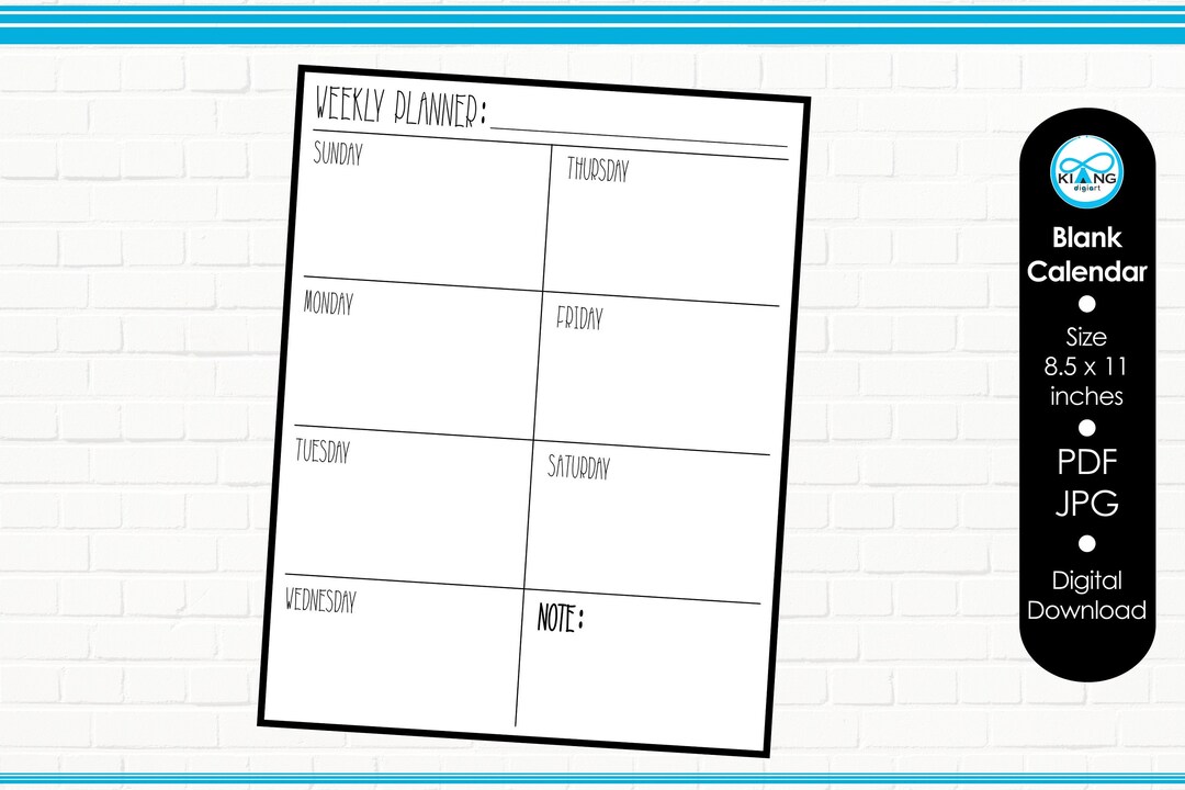 24 Hour Clock Printable24 Hour Weekly Planner24 Hour - Etsy