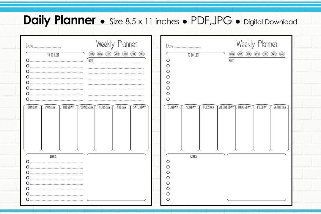 24 Hour Clock Printable|24 Hour Weekly Planner|24 Hour Daily|monthly ...