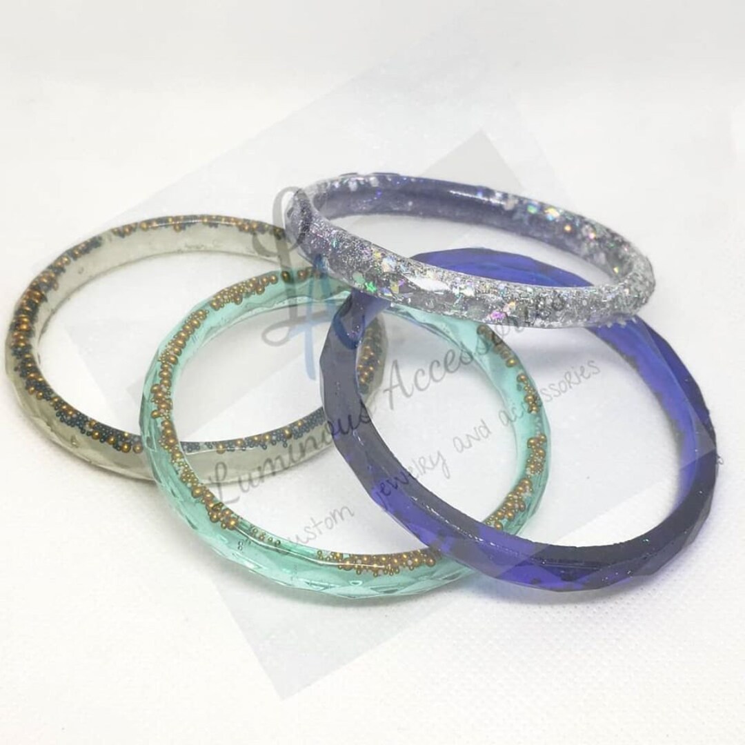 Resin Bracelets - Etsy