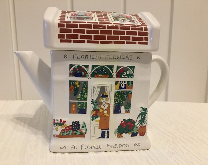 Vintage Wade Teapot Flories Flowers From the English Life Teapot ...