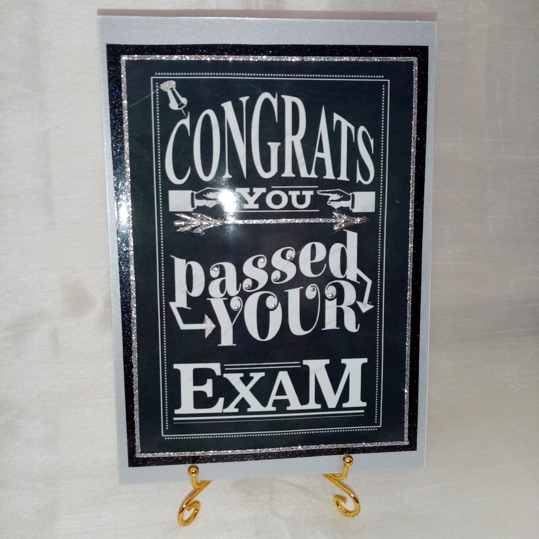 Congrats You Passed Your Exam. - Etsy