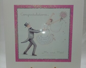 Printable Wedding Card. Congratulations to the Mr. and Mrs. - Etsy