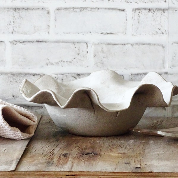 Pottery Shell Bowl - Etsy