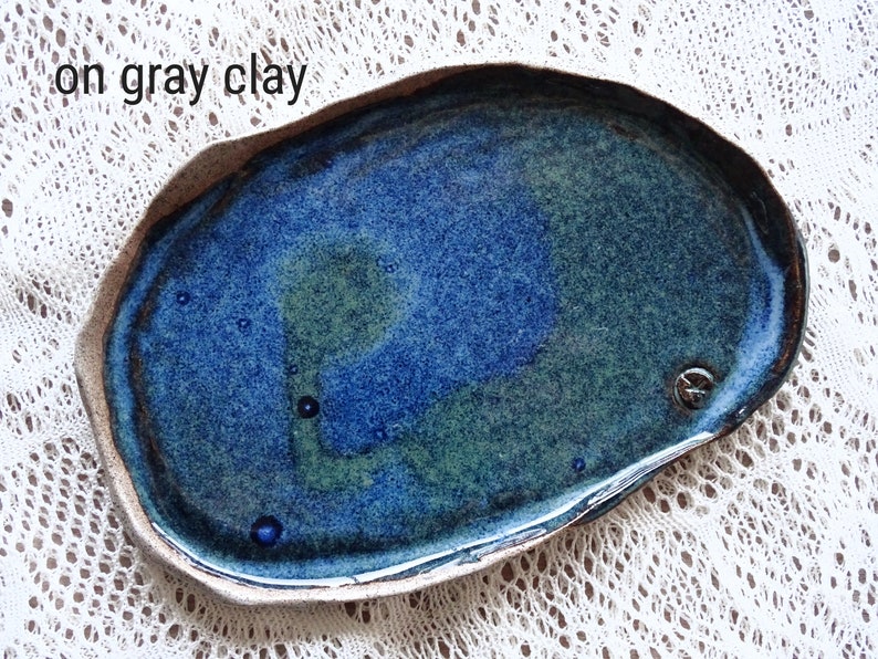 Indigo Blue Pottery Dessert Plate Ceramic Stoneware Dish Small - Etsy