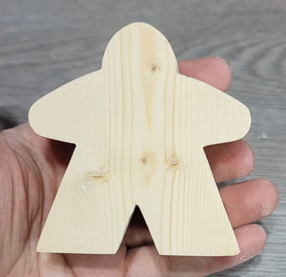 Wooden Meeple - Etsy