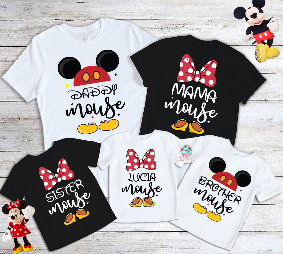 Disney Family Vacation Custom Name Shirts, Disneyworld Disneyland ...