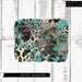 Distressed Cowhide Background Png, Turquoise Cowhide Leopard Background ...