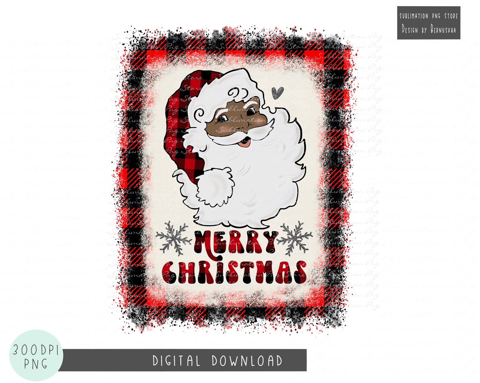 Santa Merry Christmas Png Sublimation Design Digital Download - Etsy