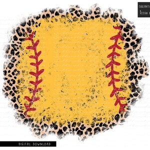 Distressed Leopard Softball Background Sublimation Design Download ...