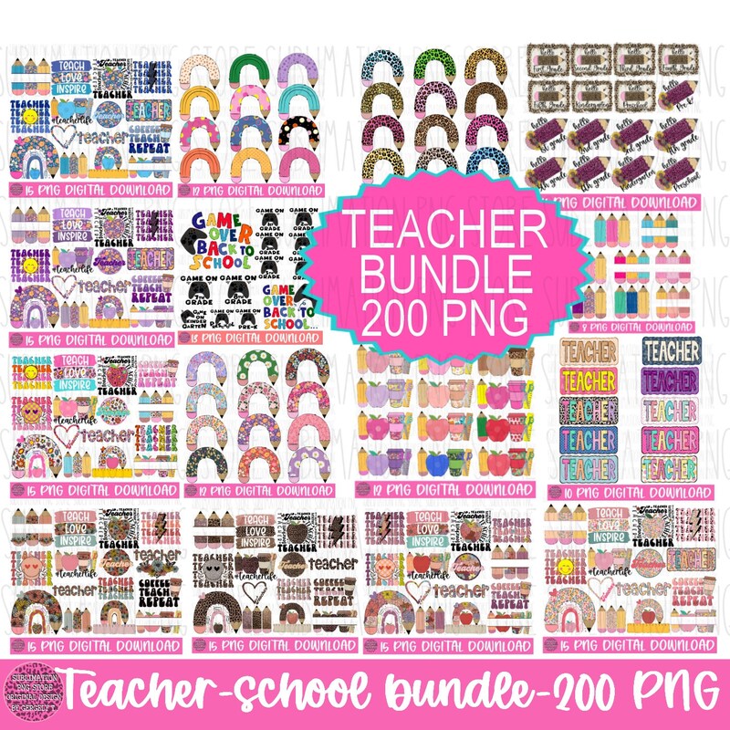 Teacher Clipart - Etsy