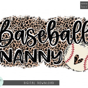 Baseball Nanny Png Sublimation Design Download, Baseball Nanny Png ...