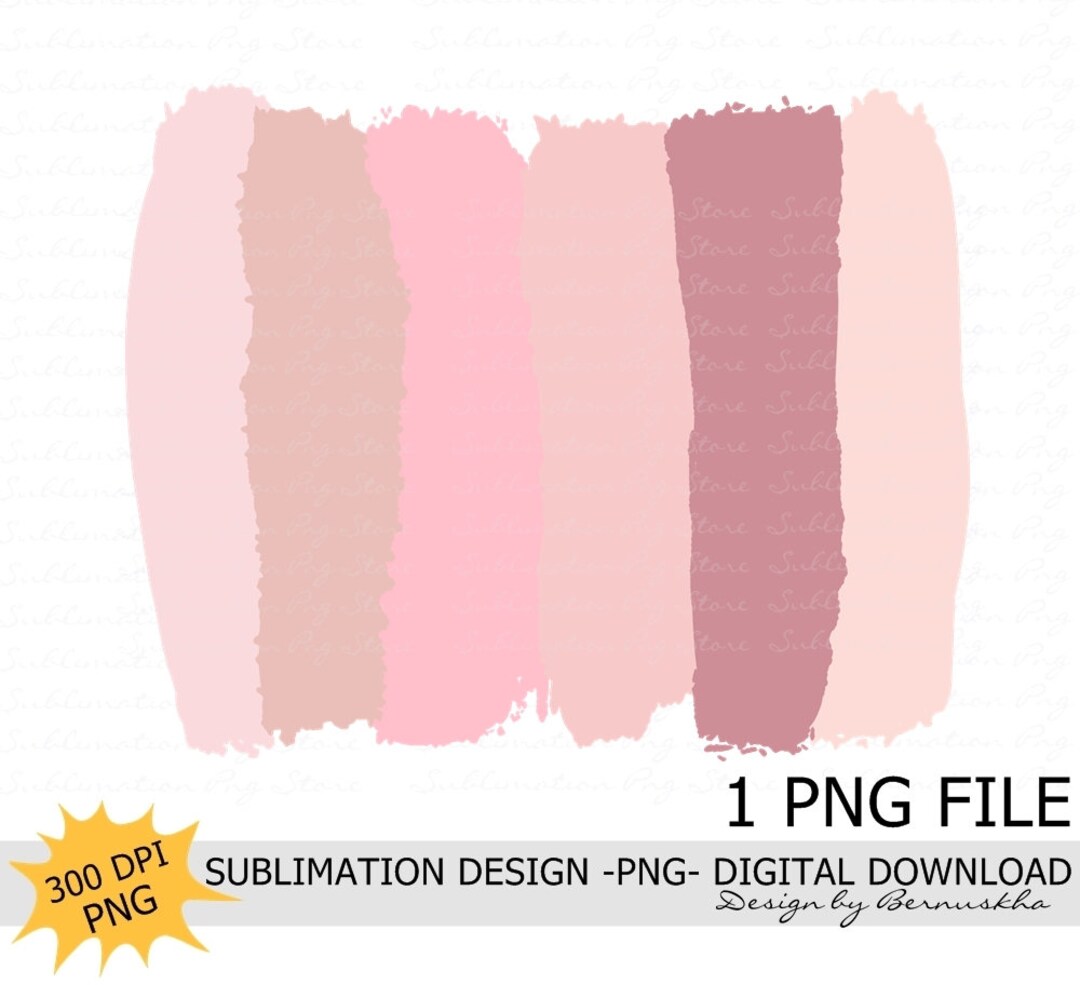 Rose Gold Brush Strokes Background Sublimation Design Brush - Etsy