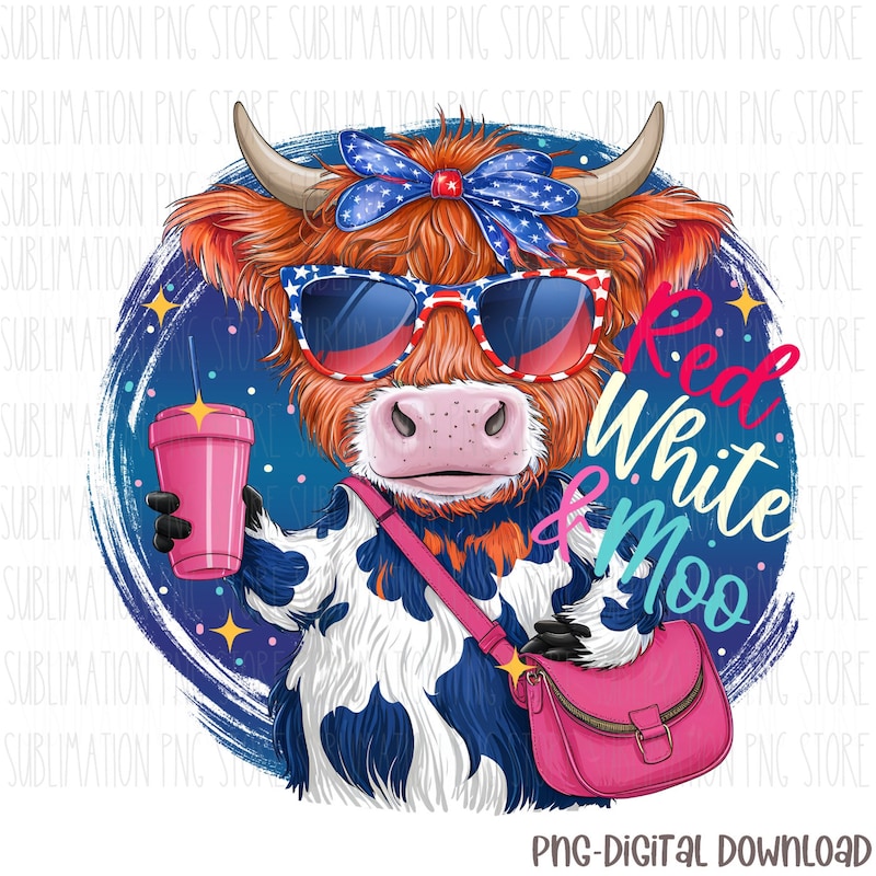 Red White and Moo Png - Etsy