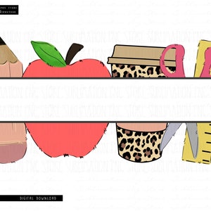 Teacher Png, Teacher Name Frame Png, Teacher Apple Png, Back to School ...