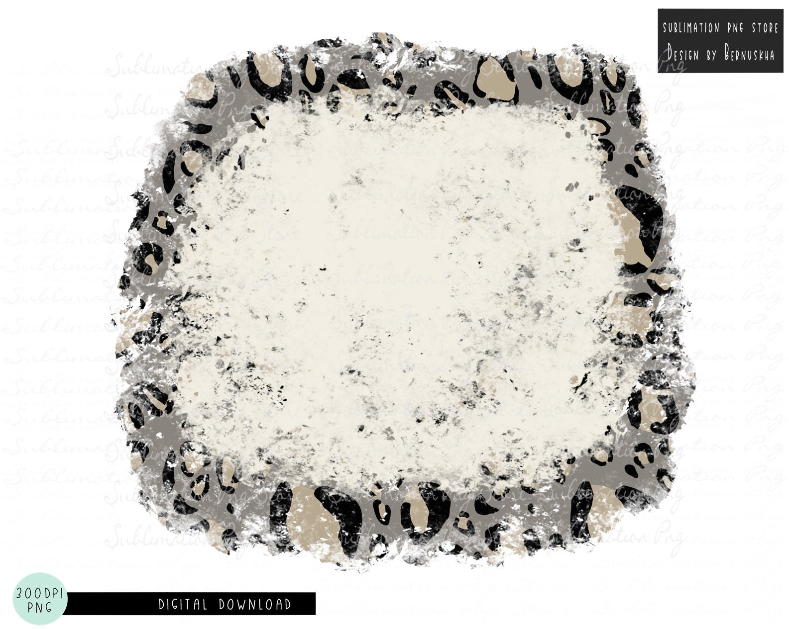 Distressed Leopard Background Sublimation Design Download - Etsy