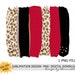 Red Black Leopard Brush Strokes Background Sublimation Design - Etsy
