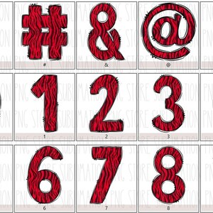 Zebra Alphabet Doodle Letters Png Sublimation Design Animal Print ...