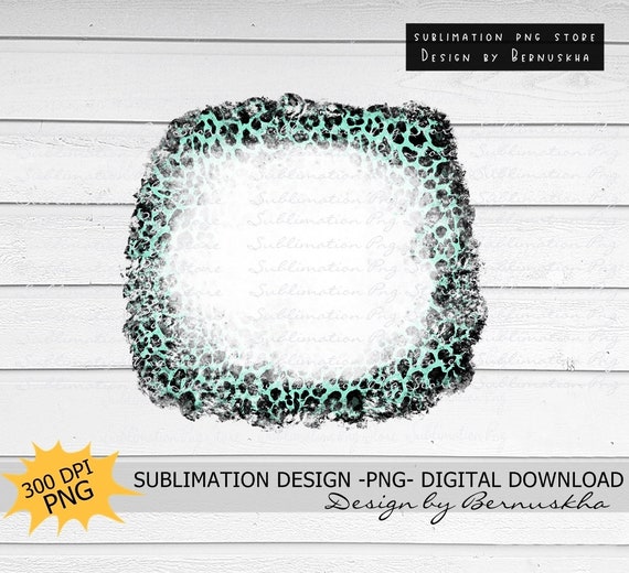 Drawing & Illustration Distressed Leopard Print Sublimation PNG Cheetah ...