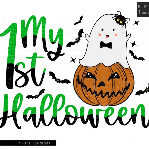 My First Halloween Svg - Etsy