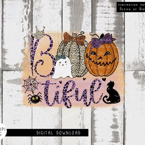 Bootiful Halloween Png Sublimation Design Digital Download, Cute Girl ...