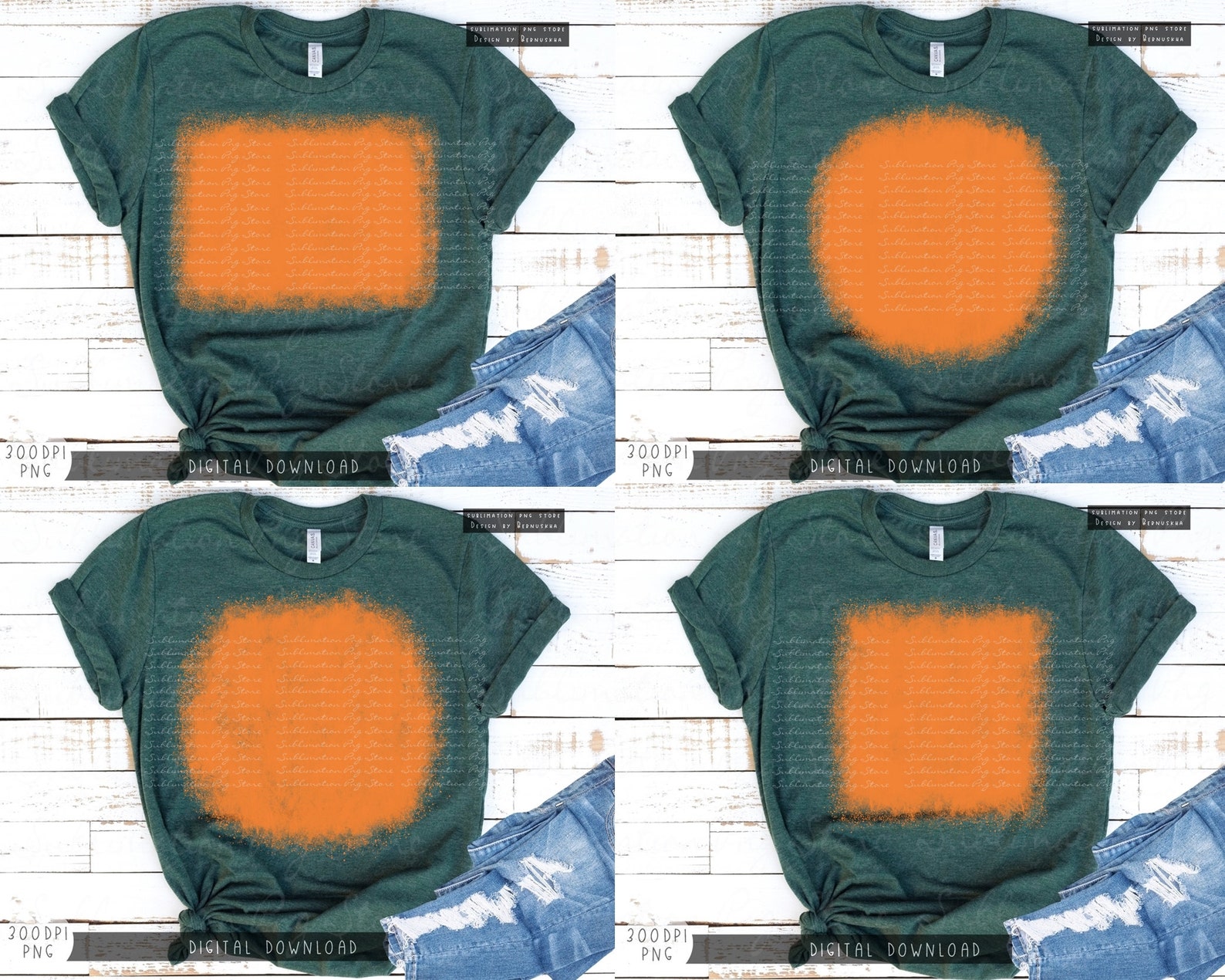 Bleach Effect Background Bundle Bleach Effect Design Bundle - Etsy