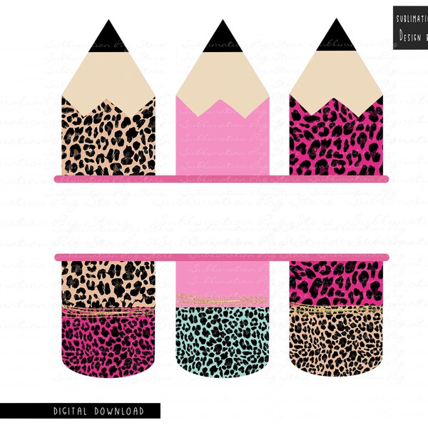 Sublimation Designs Pencils - Etsy