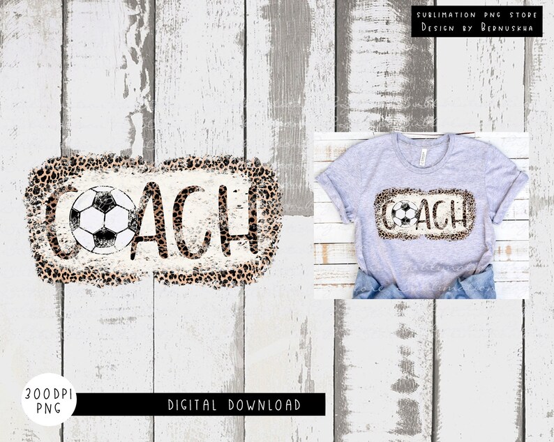 Distressed Soccer Coach Png Sublimation Design Download - Etsy