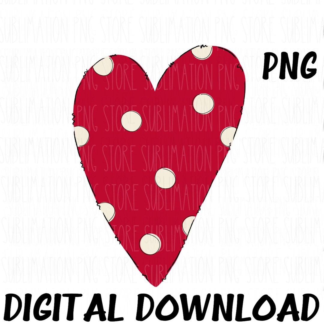 Valentine Heart Png Sublimation Design Valentine's Day Png - Etsy