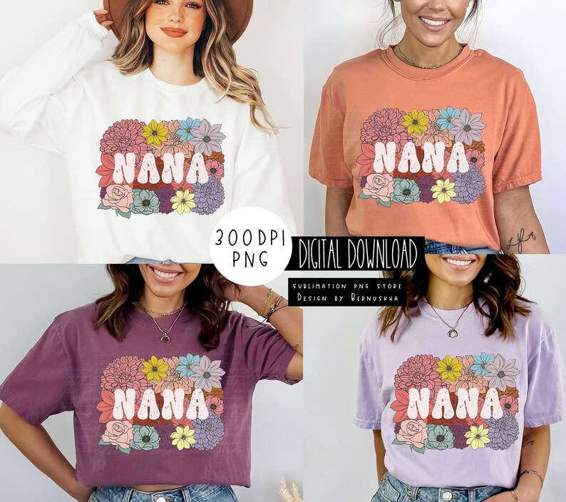 Nana Png Nana Sublimation Design Download Nana Png for - Etsy