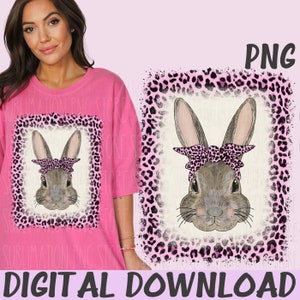 Leopard Easter Bunny Png Sublimation Design Easter Day Digital Download ...