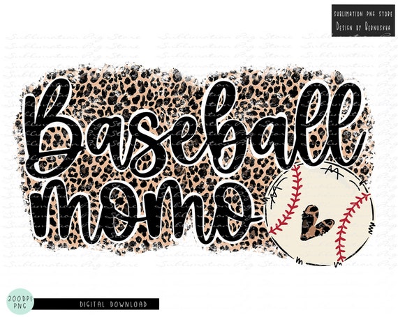 Baseball Momo Png Sublimation Design Download Baseball Momo - Etsy