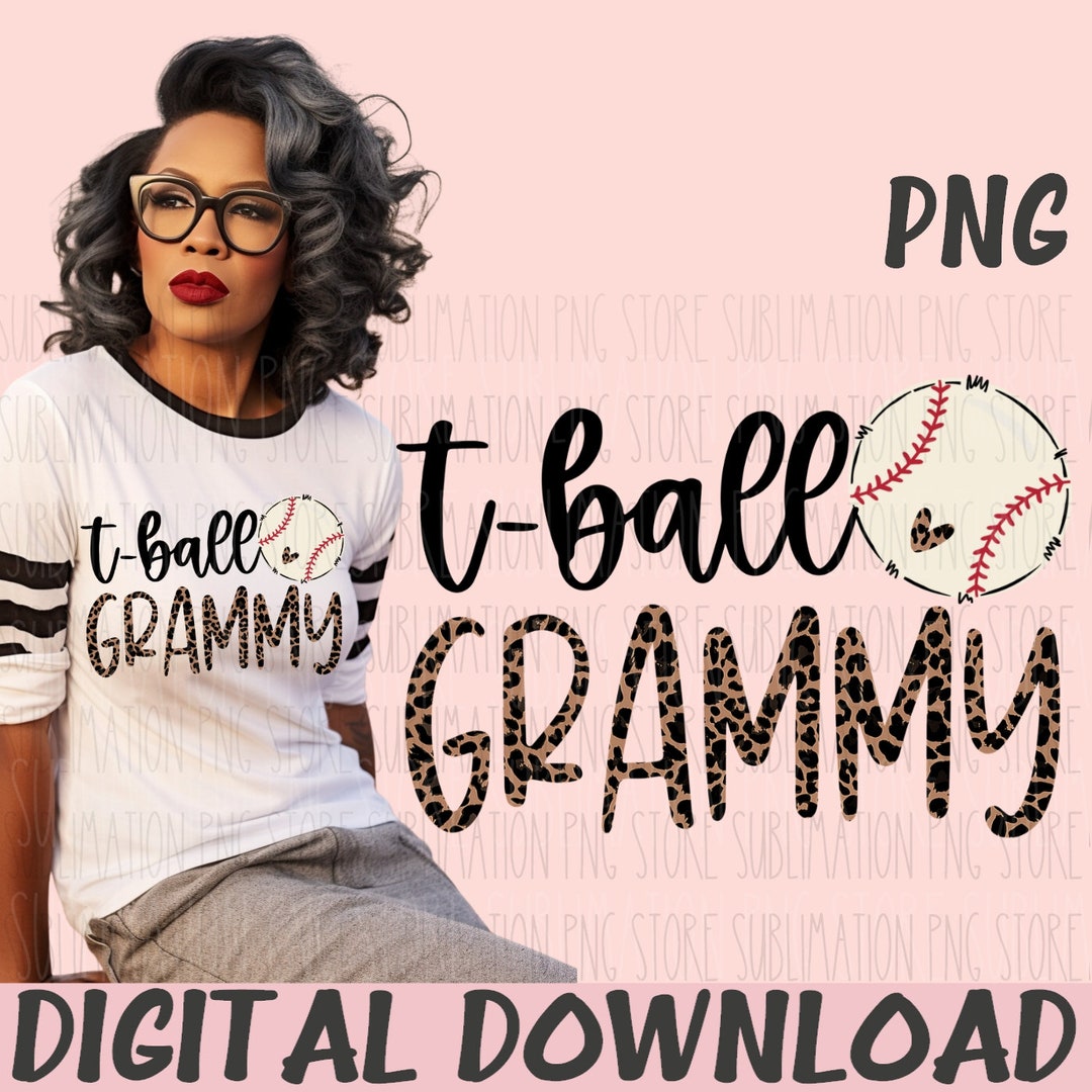 T-ball Grammy Png Sublimation Design Leopard Grammy Digital Download - Etsy