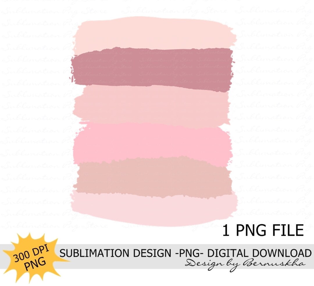 Rose Gold Brush Strokes Background Sublimation Design Brush - Etsy