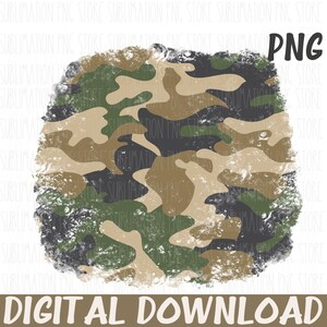 Distressed Camouflage Background Sublimation Design Download, Camo ...