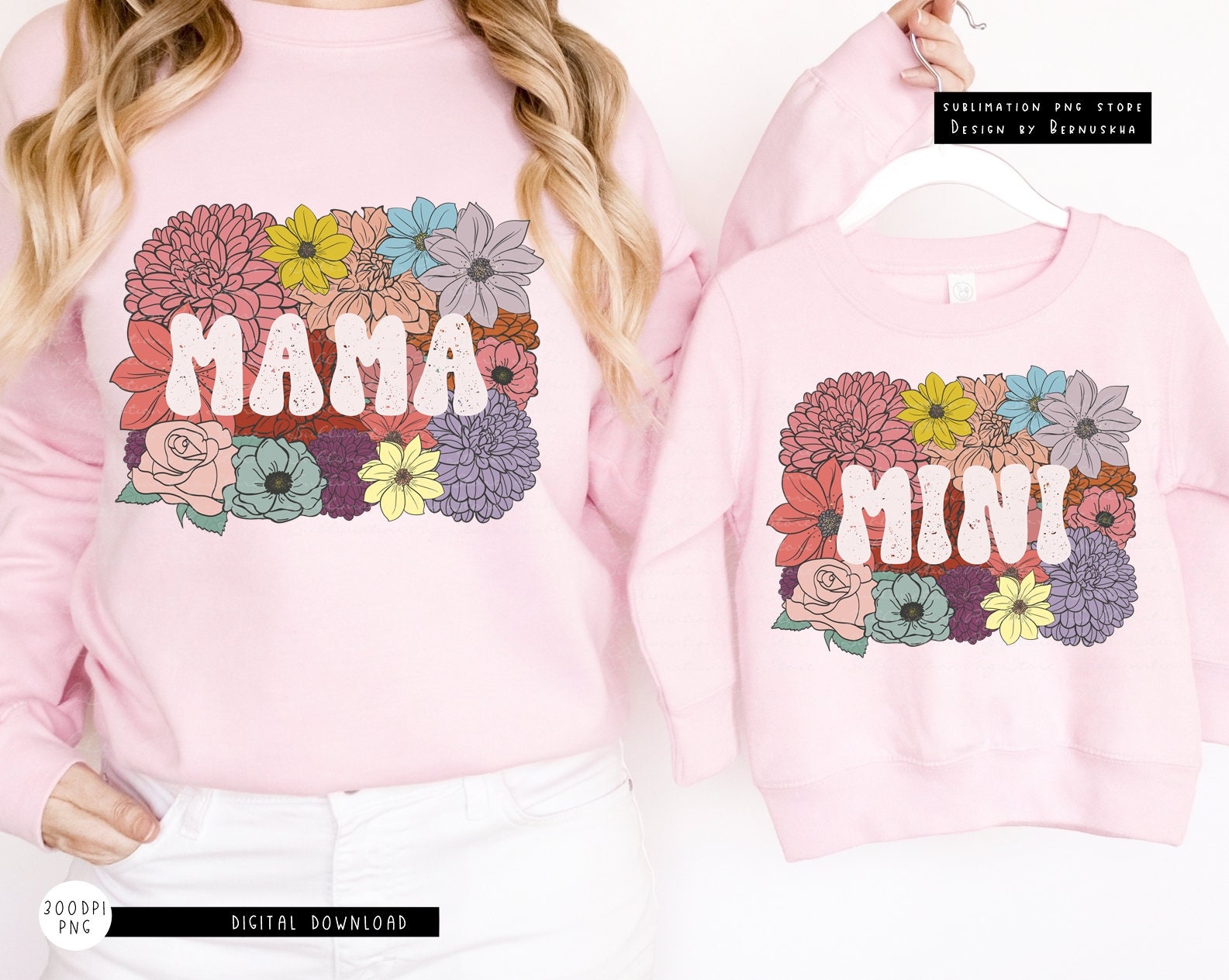 Mama Mini Png Mama and Mini Png for Sublimation Mama Mini - Etsy