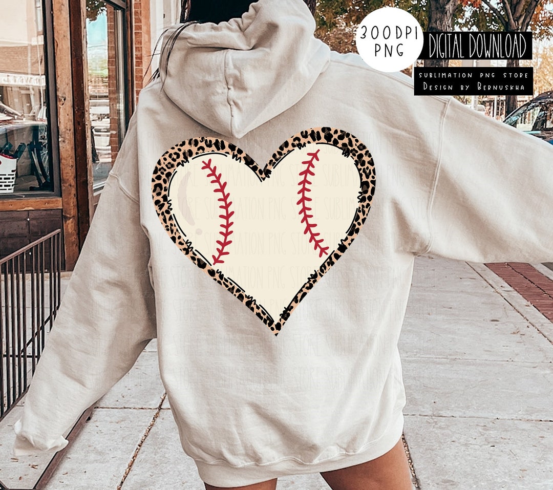Baseball Heart Png Sublimation Design Download, Baseball Png, Baseball ...