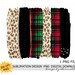 Buffalo Plaid Leopard Brush Strokes Background Sublimation - Etsy