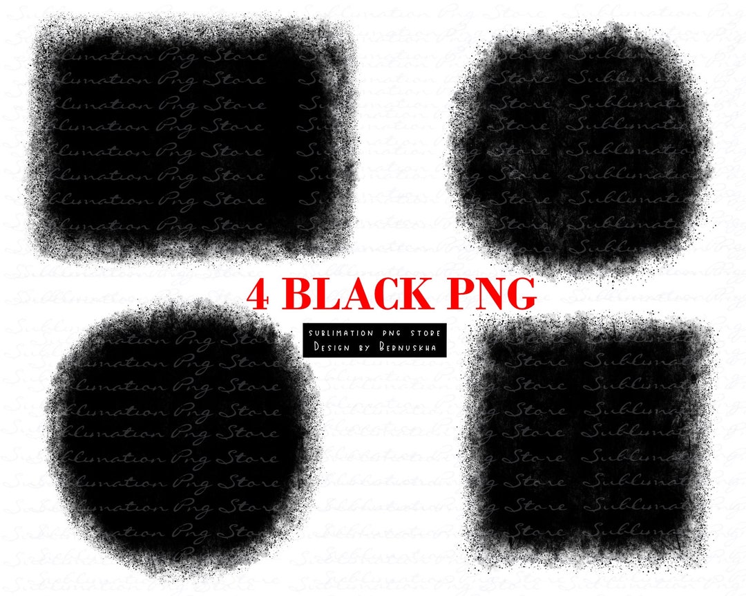 Black Bleach Effect Background Bundle, Bleach Effect Design Bundle for ...