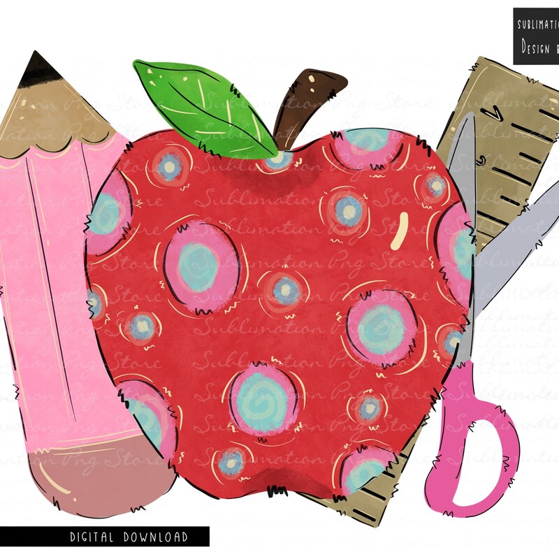 Apple Pencil Template - Etsy