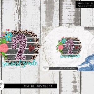Second Grade Leopard Back to School Png Sublimation Design Download ...