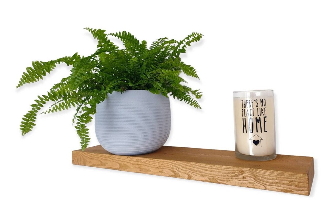 Rustic Floating Shelf, Reclaimed Wooden Chunky Radiator Cottage ...