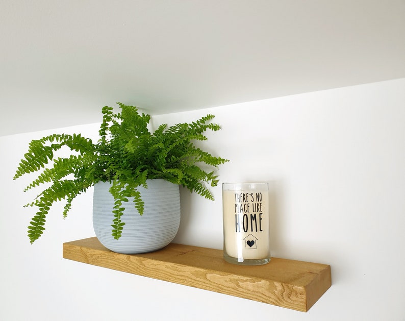 Rustic Floating Shelf Reclaimed Wooden Chunky Radiator | Etsy UK