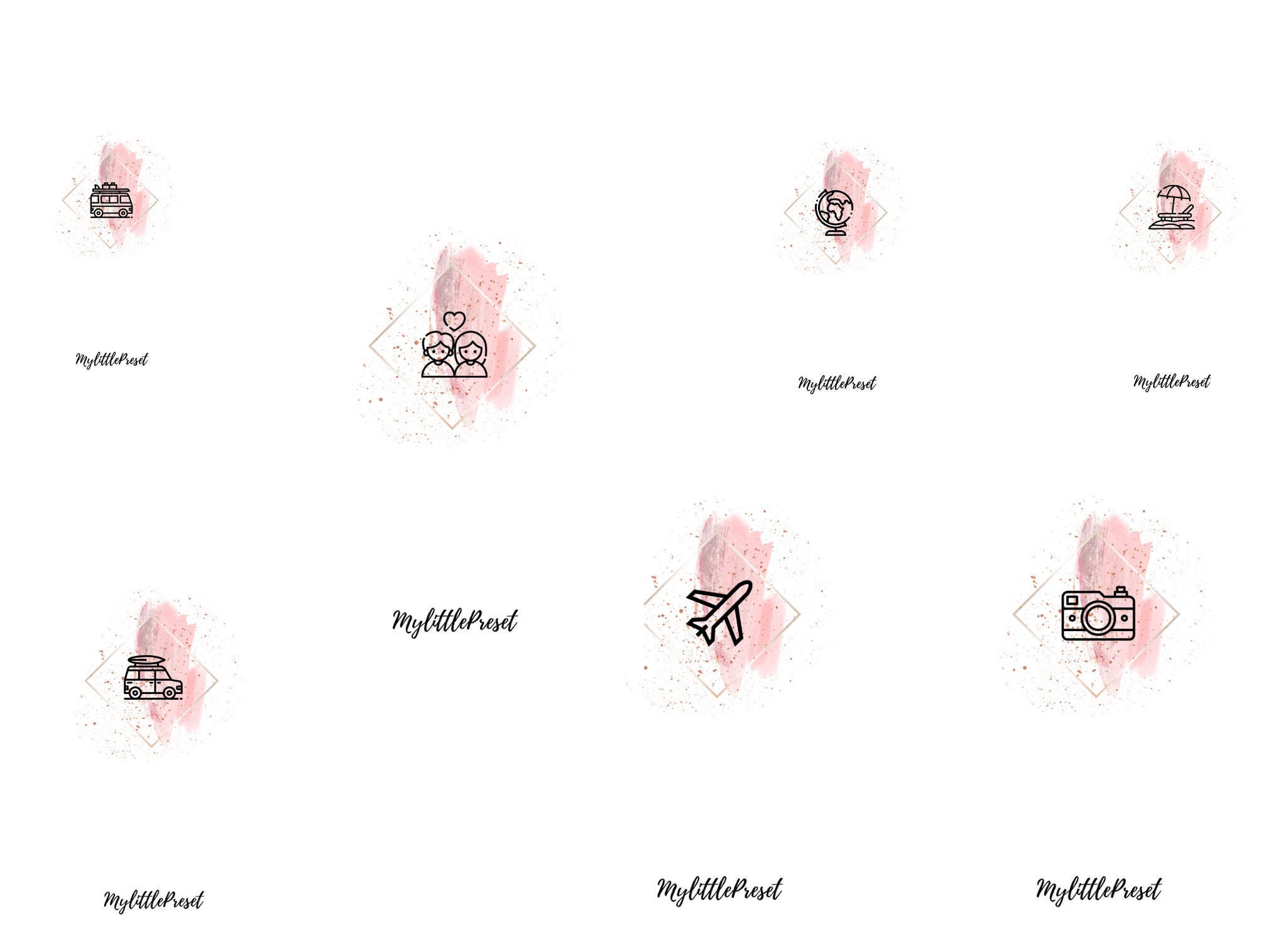 76 Highlight Covers and 1 EMPY to create your Own highlights - Etsy France