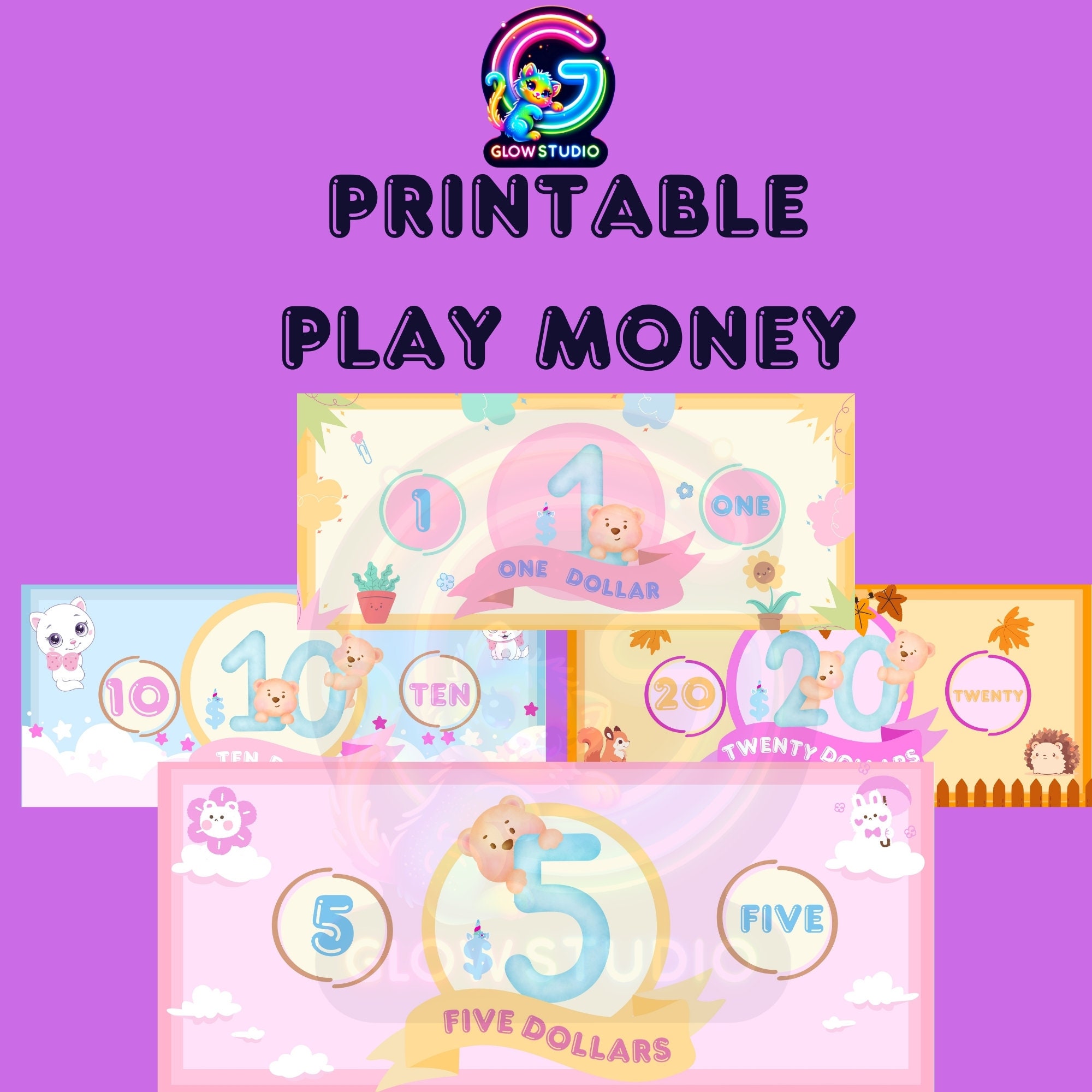 Printable Play Money, Dollar Buck Printable, Reward Bucks, Bucks ...
