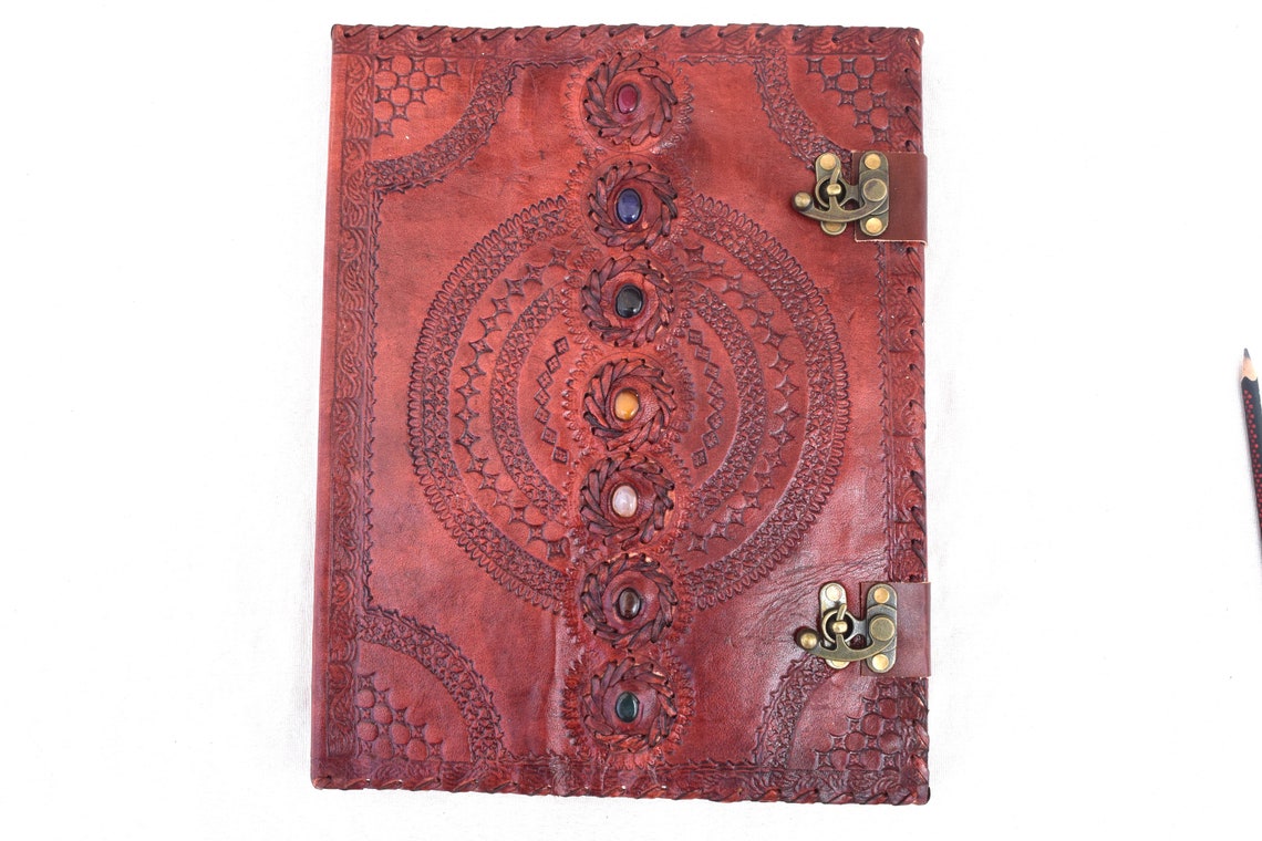 Handmade Extra Large Leather Journal Refillable Notebook - Etsy