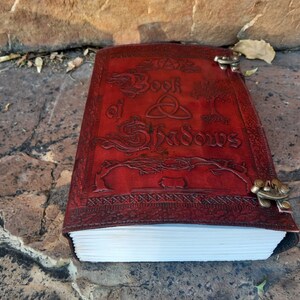 600 Page Book of Shadows Leather Journal, Celtic Journal, Large ...