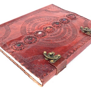 Handmade Extra Large Leather Journal Refillable Notebook - Etsy