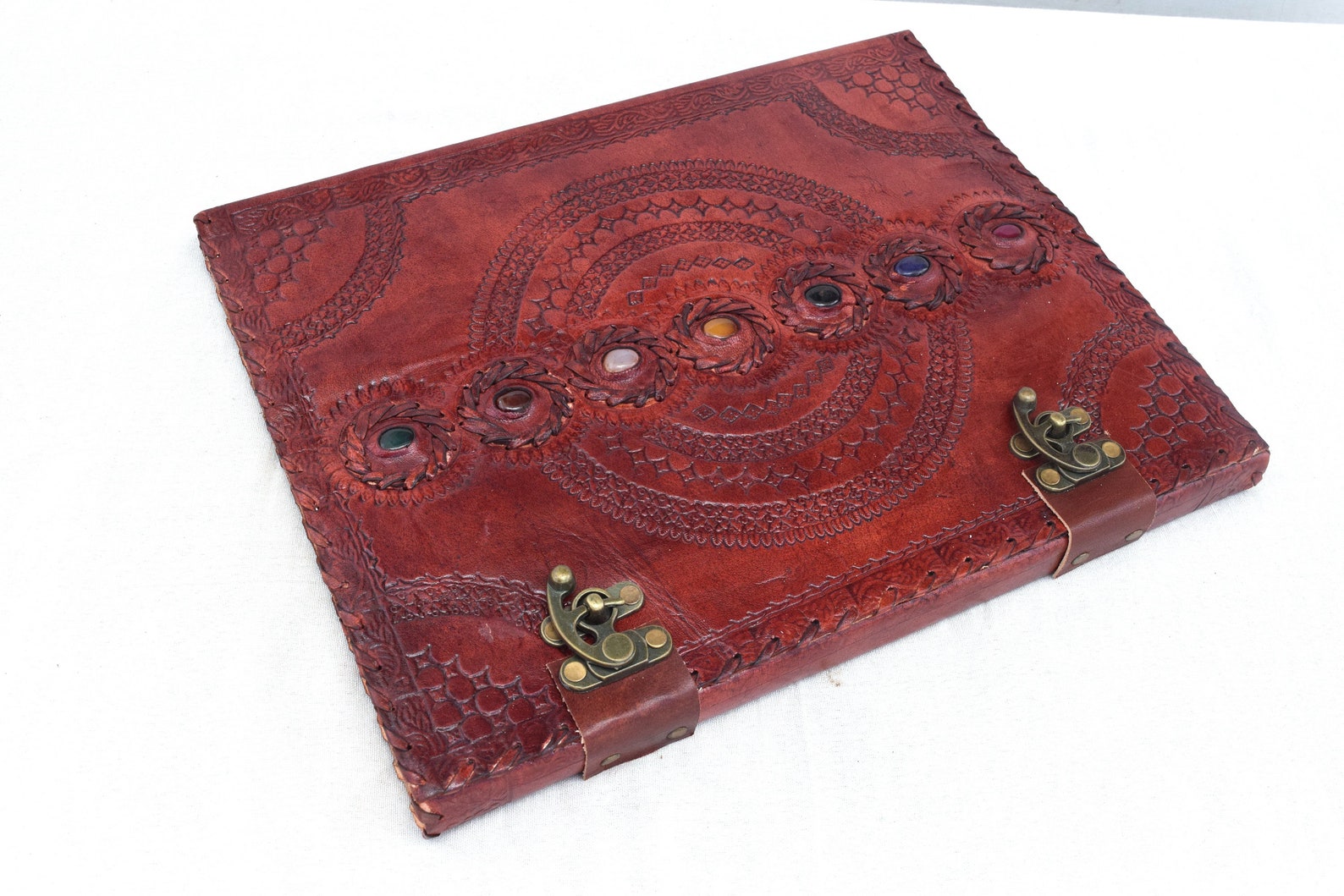 Handmade Extra Large Leather Journal Refillable Notebook - Etsy