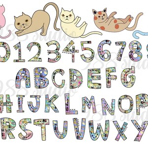 Cat Font Png, Cat Clip Art, Doodle Fonts, Animal Font, Cute Cat Art ...